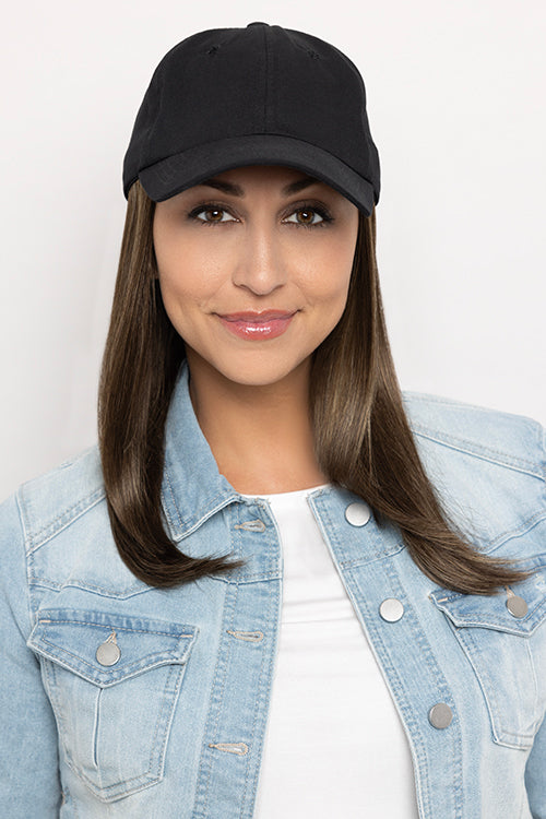 Long Hat Black by Henry Margu | Hair Accents | Hats with Hair – Shirley ...